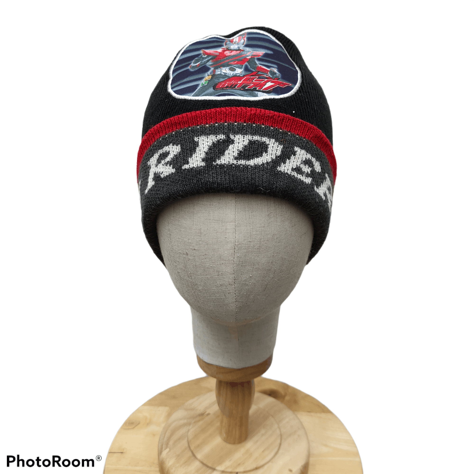 Japanese Brand Japan action kamen rider patch beanie hat | Grailed