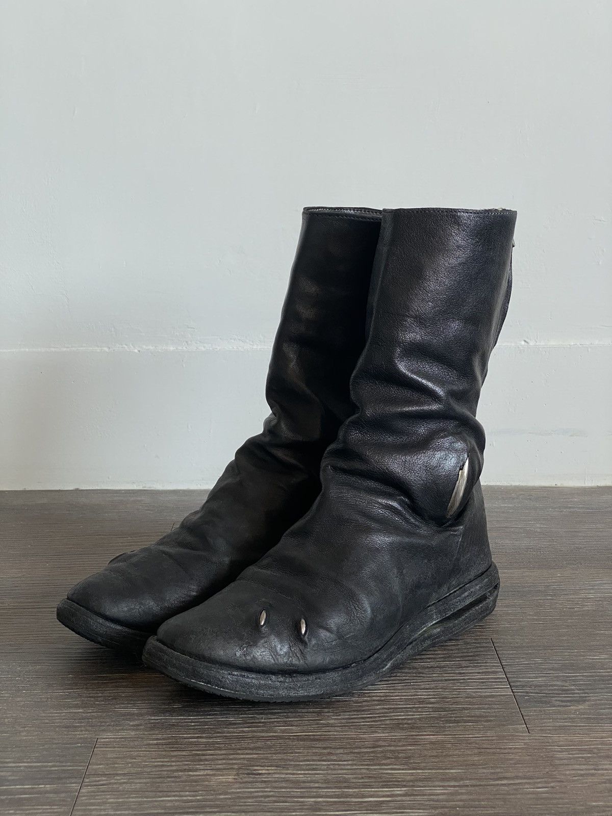 Carol Christian Poell Carol Christian Poell Titanium Boots U-Sole | Grailed