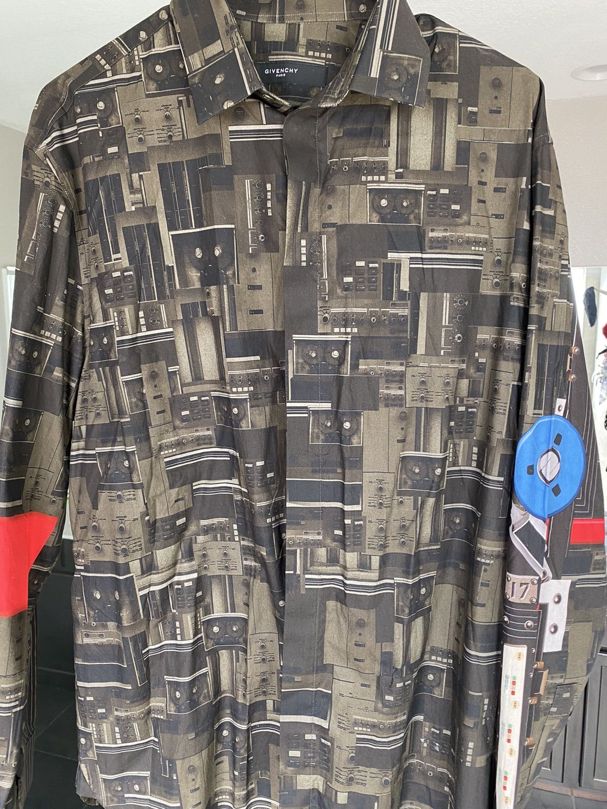 Givenchy Givenchy robot tape shirt | Grailed