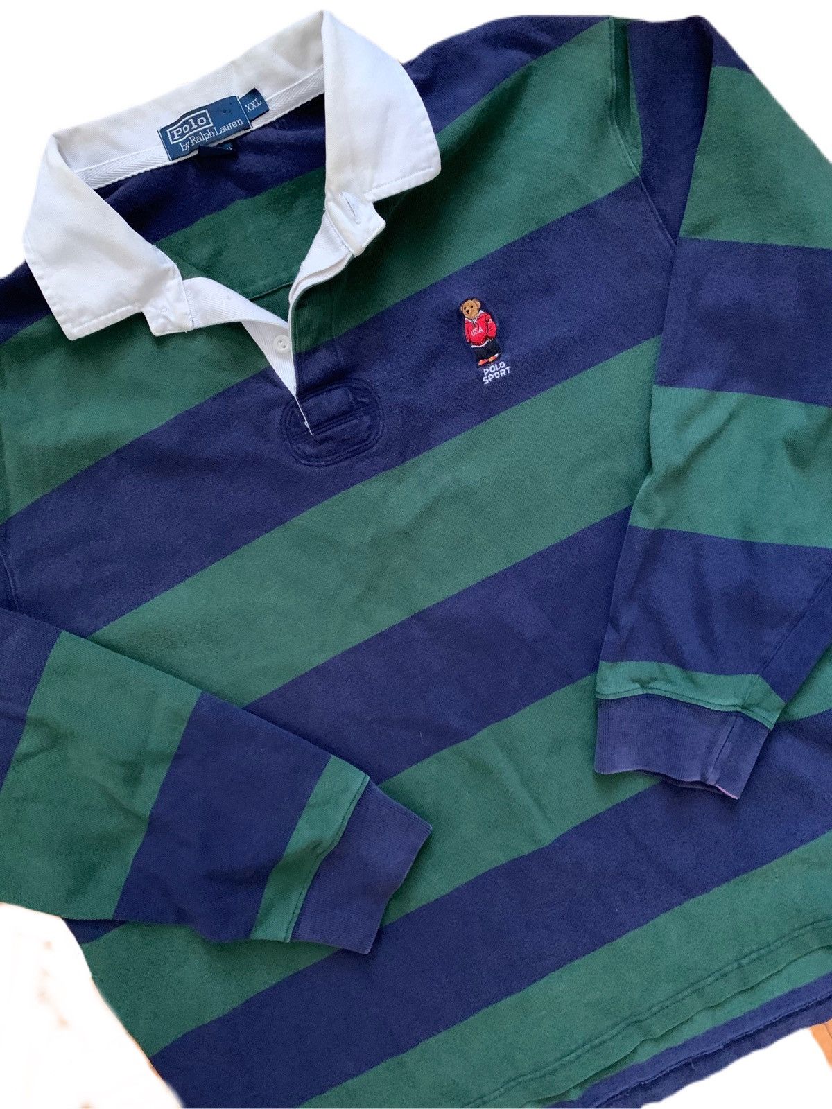 Polo Ralph Lauren × Ralph Lauren × Vintage Vintage 90s Striped Rugby ...