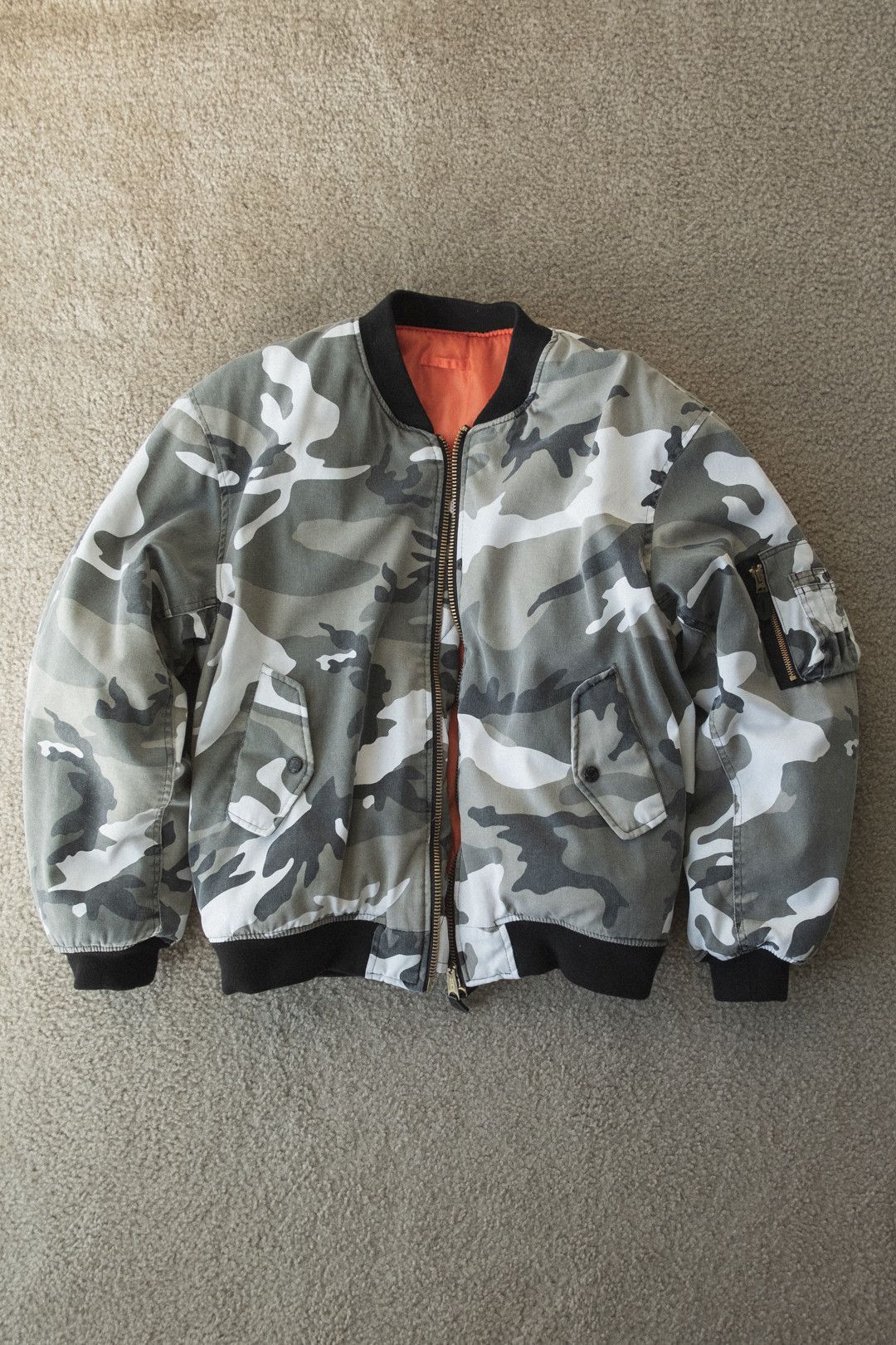 Vintage Fostex Garments Repro Vintage Wash MA-1 Bomber | Grailed