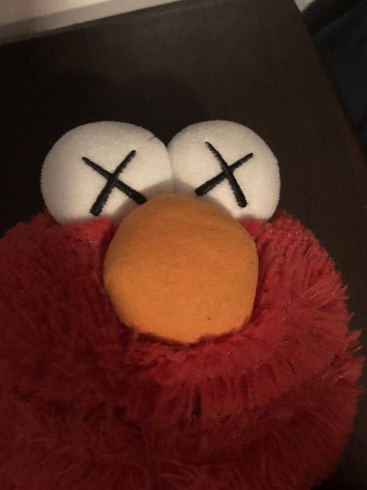 Kaws Kaws X Sesame Street Elmo toy | Grailed