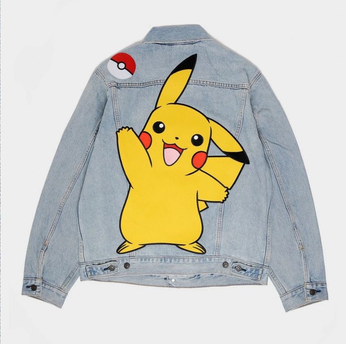 Levi's 25th anniversary Pokémon X Levis Denim Jacket Nice Design | Grailed