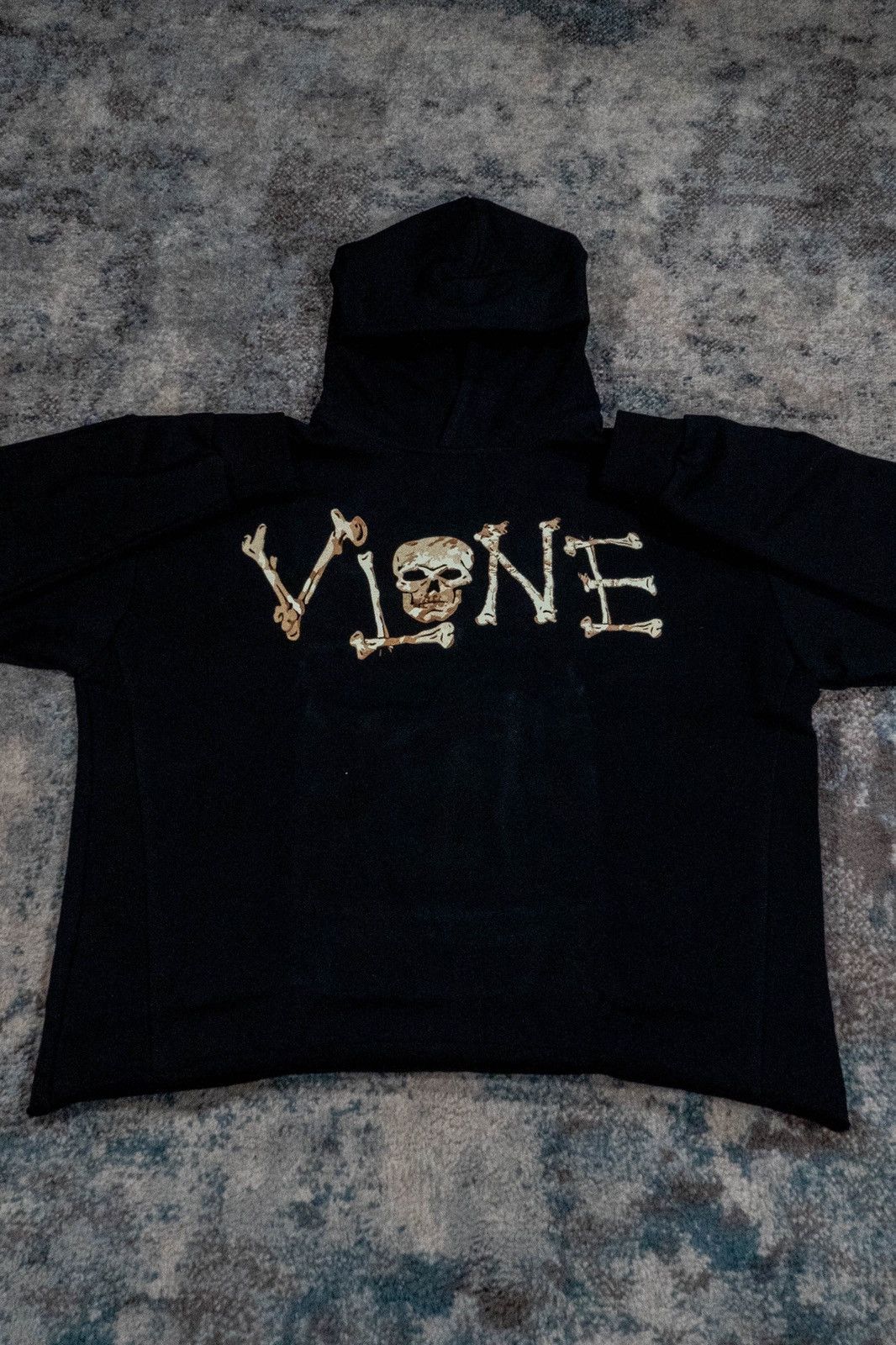 Vlone Vlone Lost Bones Hoodie Black | Grailed