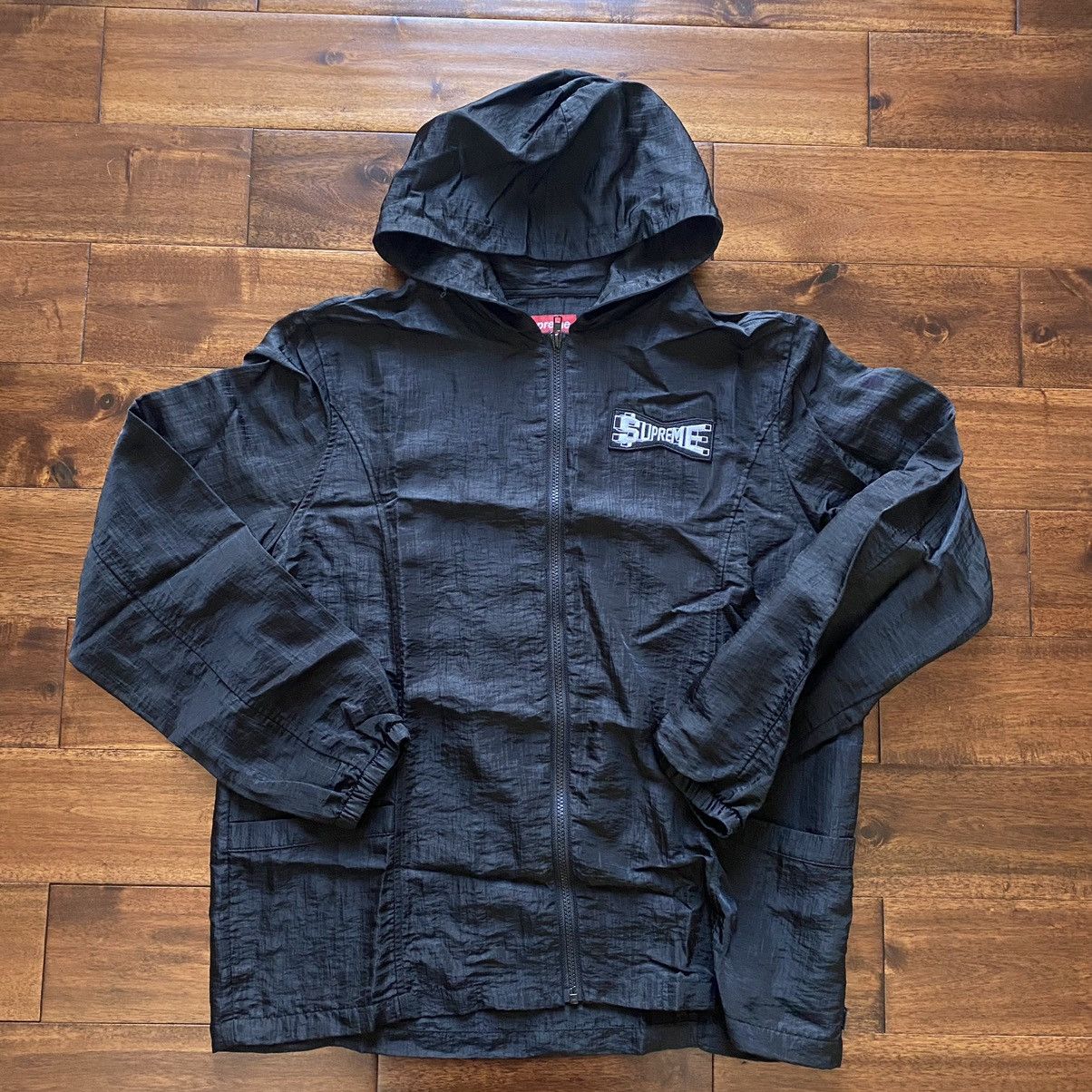 Supreme Skew Hooded Nylon Jacket | Grailed