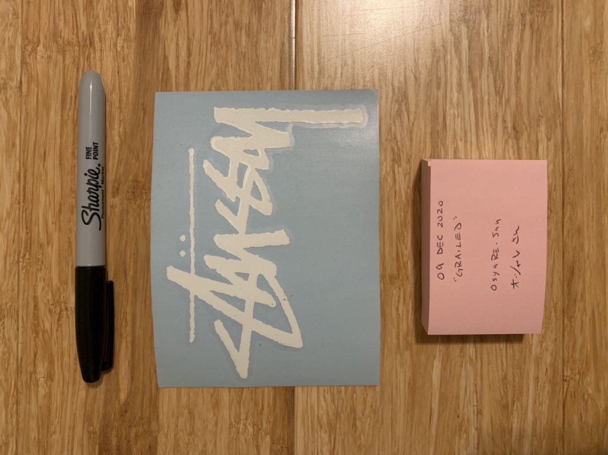 Stussy Stussy Logo Vinyl Sticker/ Decal | Grailed