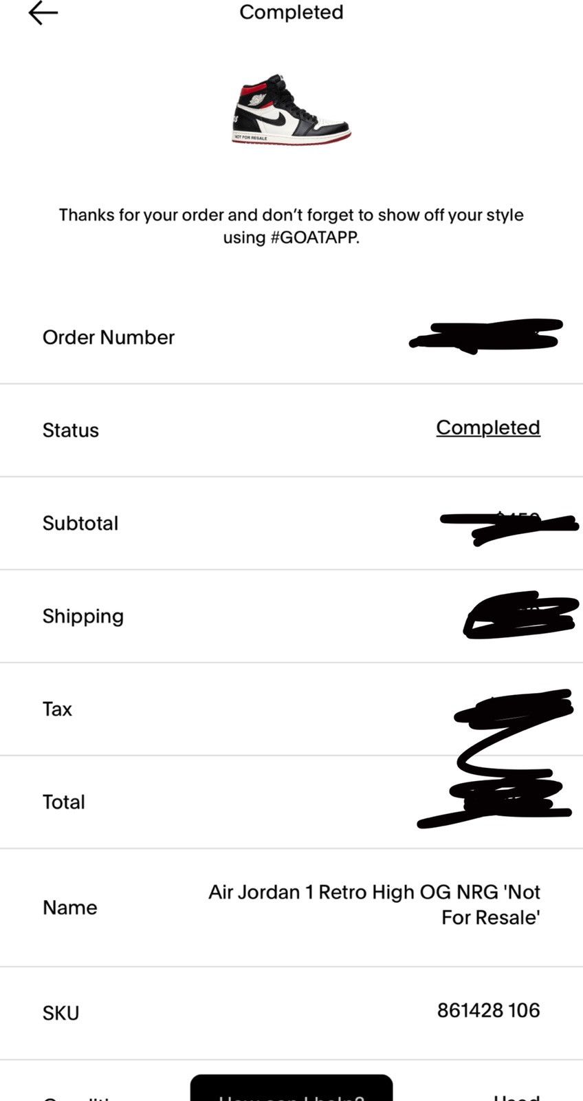 Nike Jordan 1 NOT FOR RESALE | Grailed