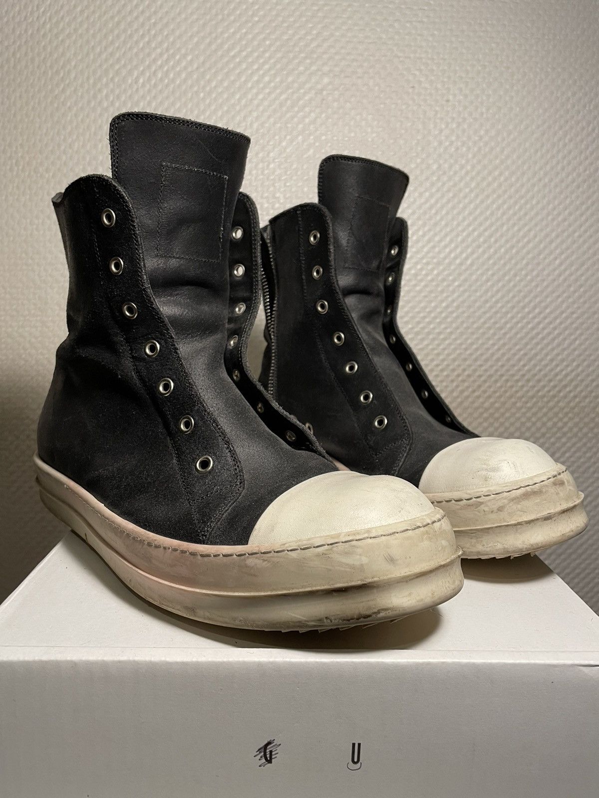 Rick Owens OG Laceless Ramones | Grailed