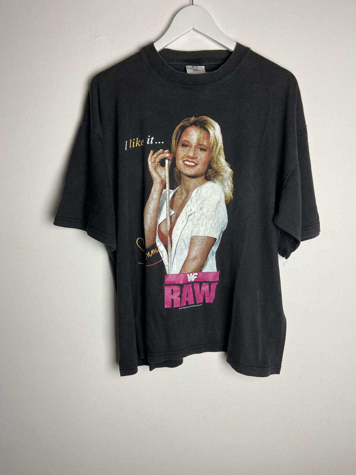 Vintage × WWF WWF Sunny I like it raw 1997 wrestling tee vintage rare ...