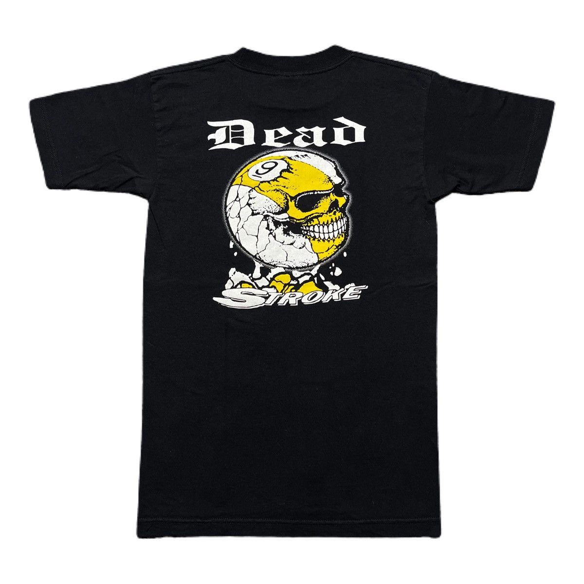 Made In Usa × Vintage Vintage Dead Stroke Pool T Shirt 9 Ball Skull 90s ...