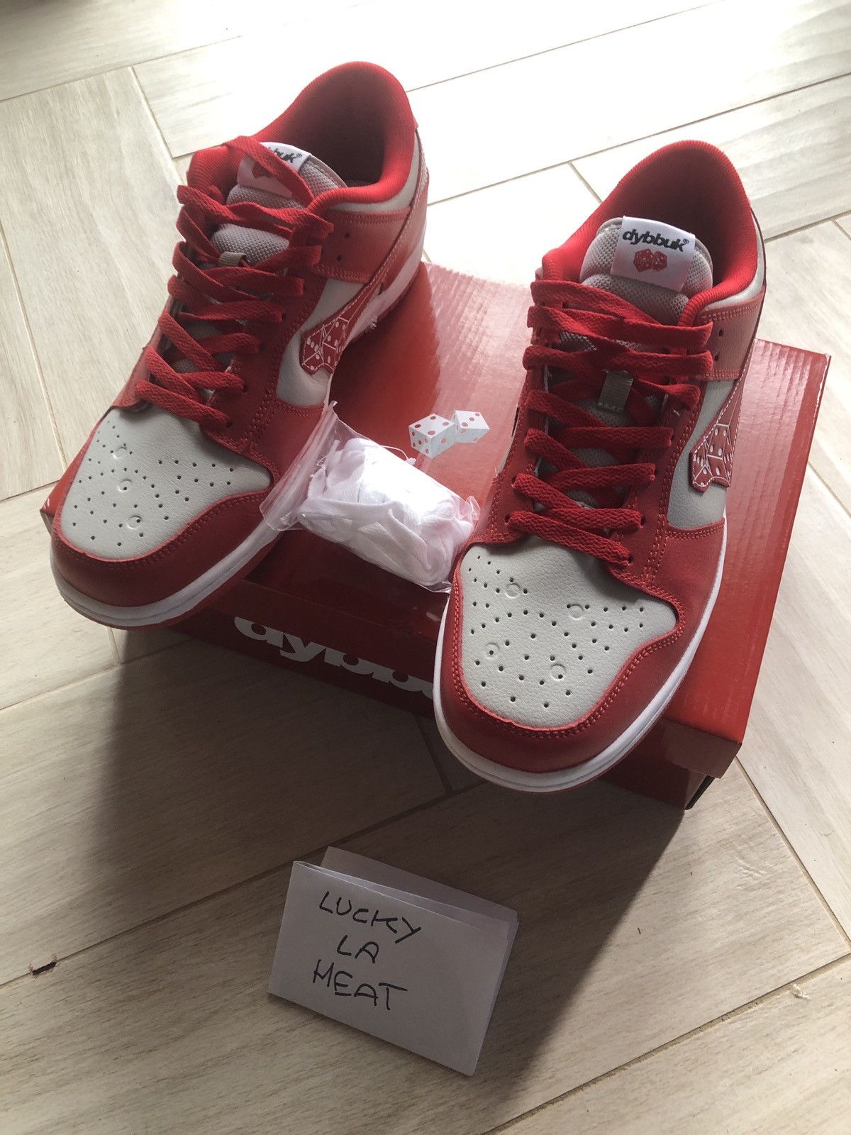 Other Donnythedybbuk Lucky 7s OG RED cw 2020 (inspired nike dunks ...