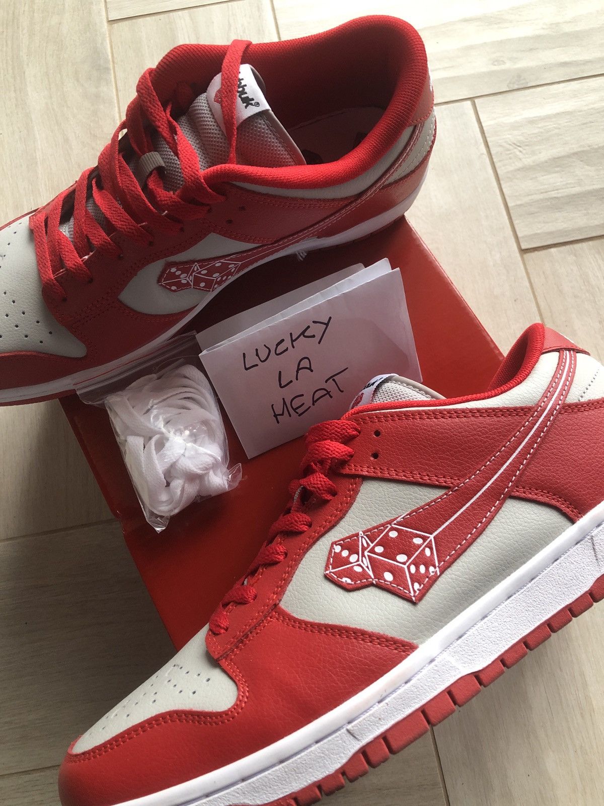 Other Donnythedybbuk Lucky 7s OG RED cw 2020 (inspired nike dunks ...