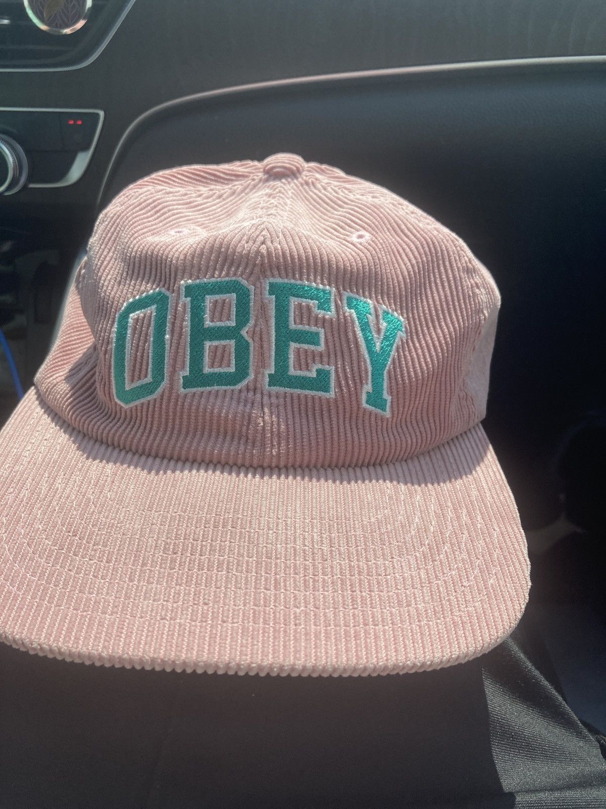 Obey Obey courderoy dad hat | Grailed