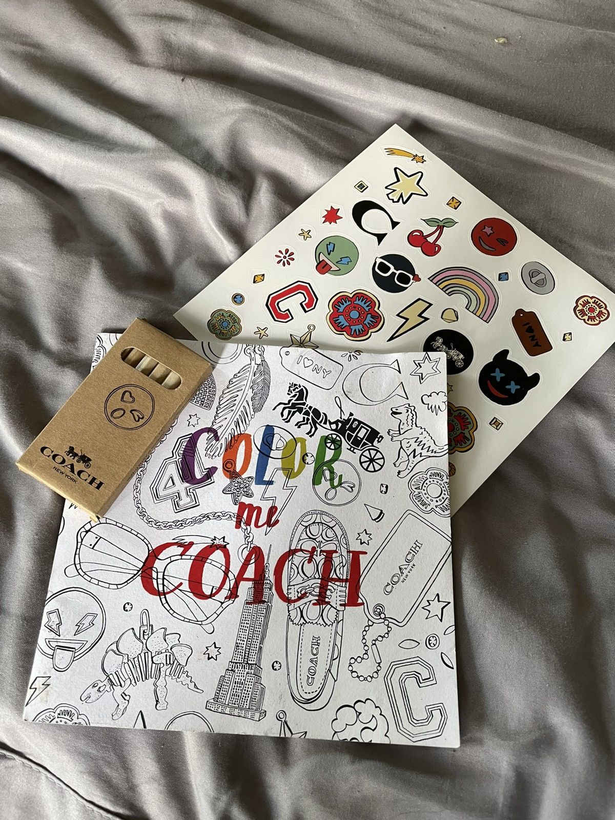 Coach Color Me Coach Coloring Book With Pencils & Stickers | Grailed