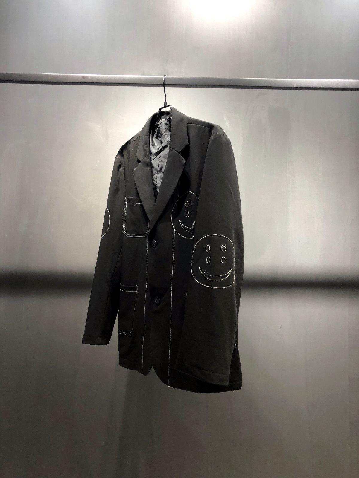 Vintage Smiley black jacket | Grailed