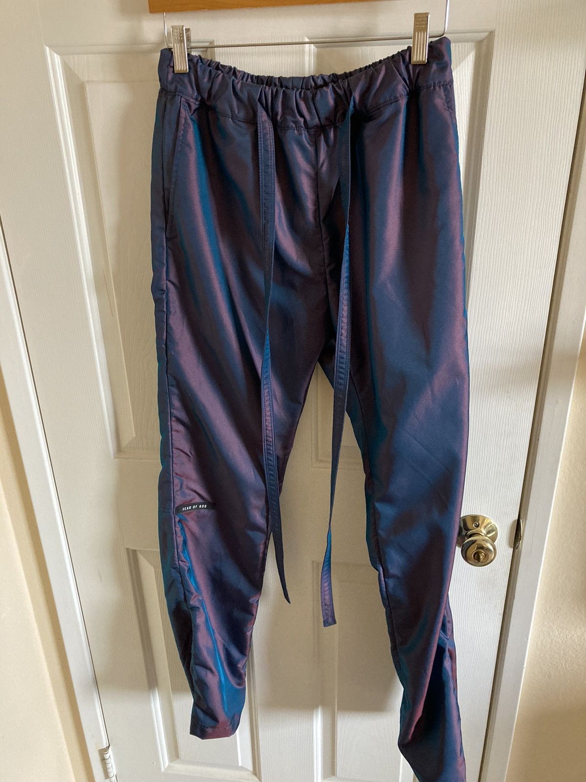 Fear of God FOG Baggy Nylon Iridescent Lounge Pants | Grailed