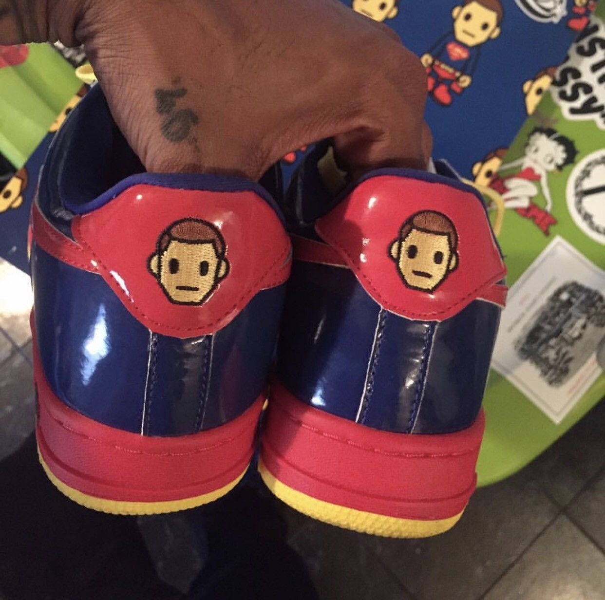Bape Superman Bapestas | Grailed