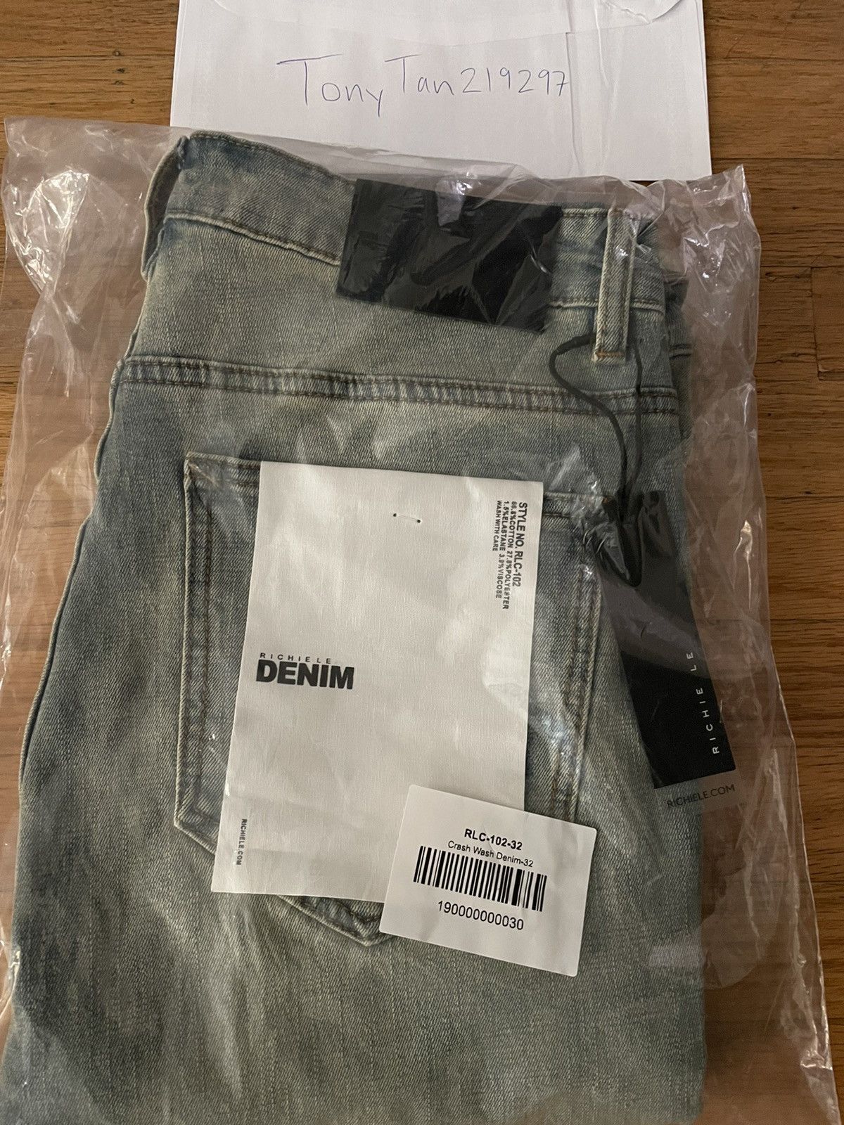 Richie Le Collection Richie Le Collection RLC 102 Denim - Cream Mid ...