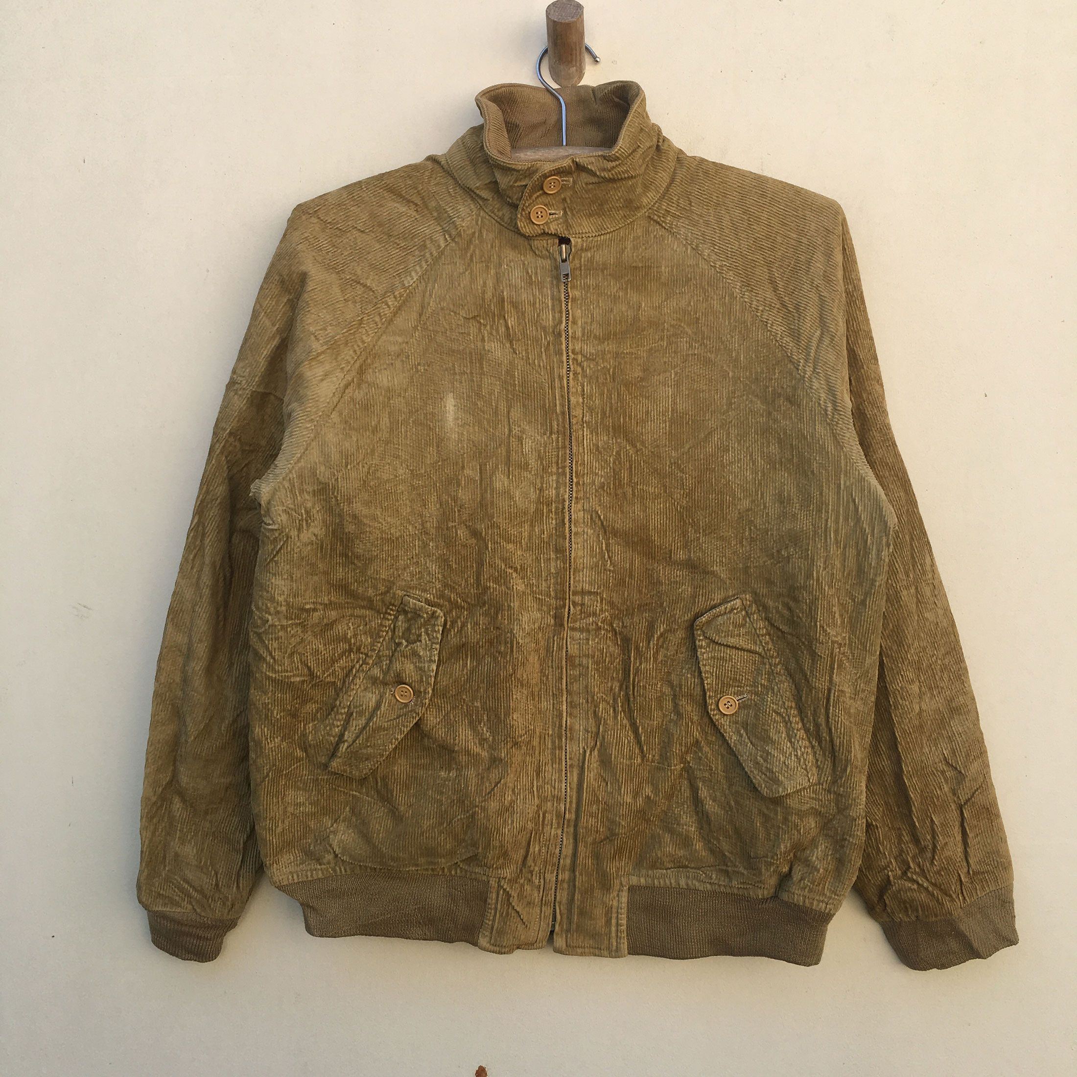 Designer Bobson Japan Corduroy Harrington Jacket Tartan | Grailed