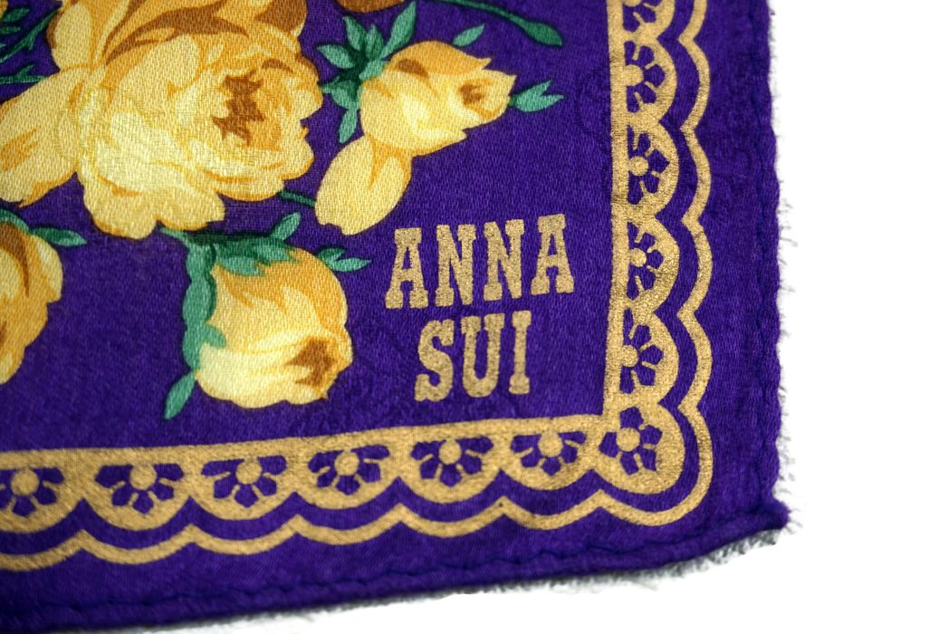 Anna Sui Anna Sui Lot of 3 Floral Neckerchief Bouquet Pattern Hanky ...
