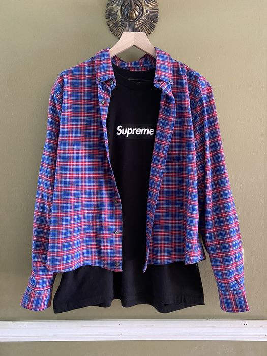 Vintage Vintage Blue Red ASAP Rocky Style Plaid Flannel | Grailed