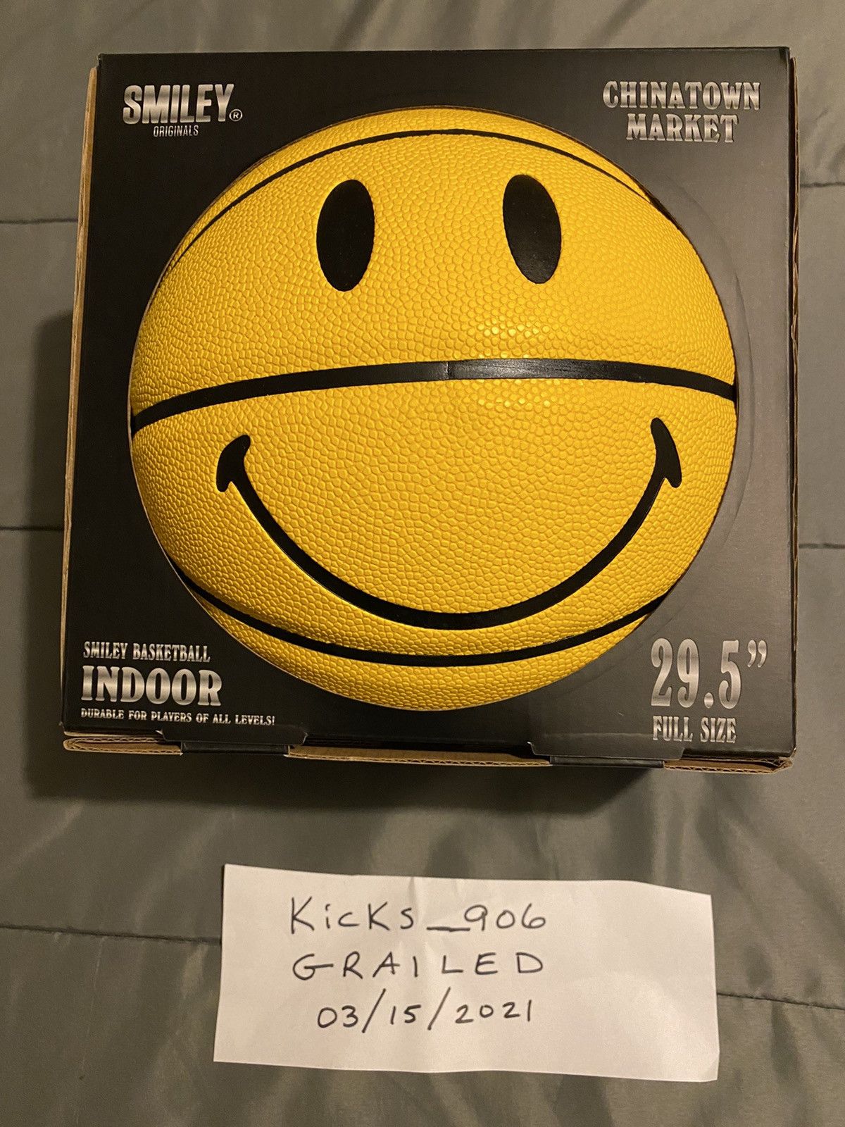 Market ChinaTown Market Smiley Basketball | Grailed