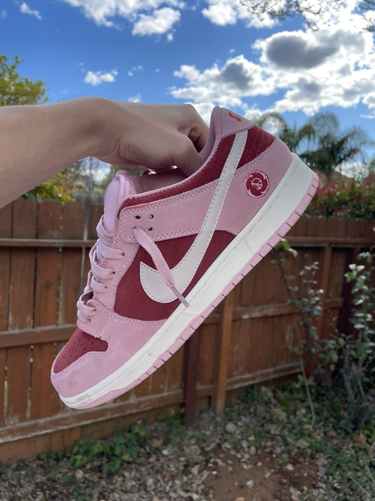 Other Custom Stillz SB Dunk Low - Red Velvet | Grailed