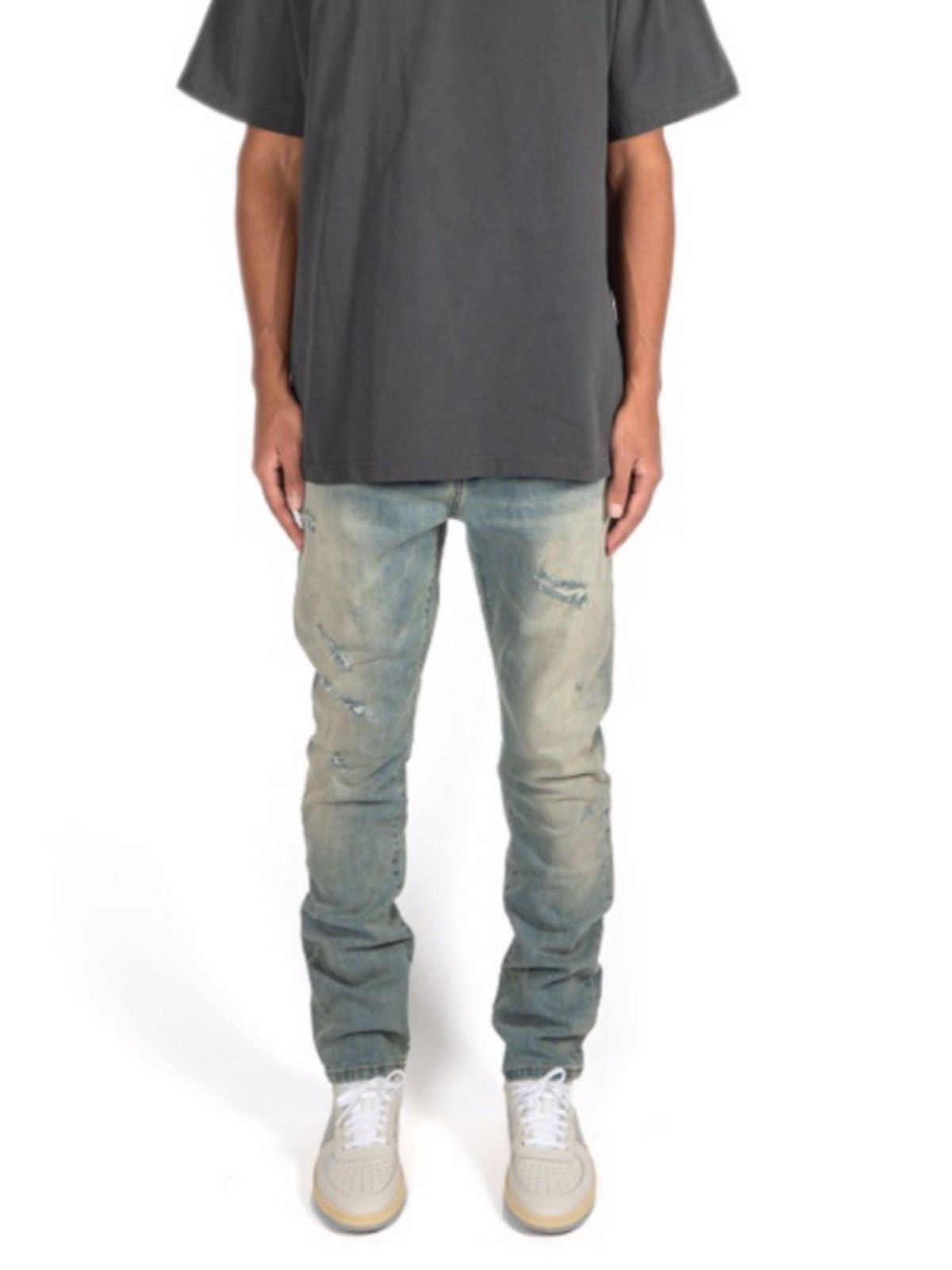 Richie Le Collection Richie Le Collection RLC 102 Denim - Cream Mid ...