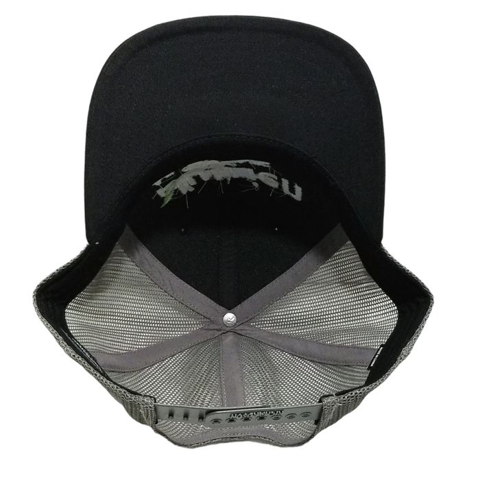 Snap Back NUTRIEN AG Farmer Trucker Black Gray Mesh Snapback Hat | Grailed