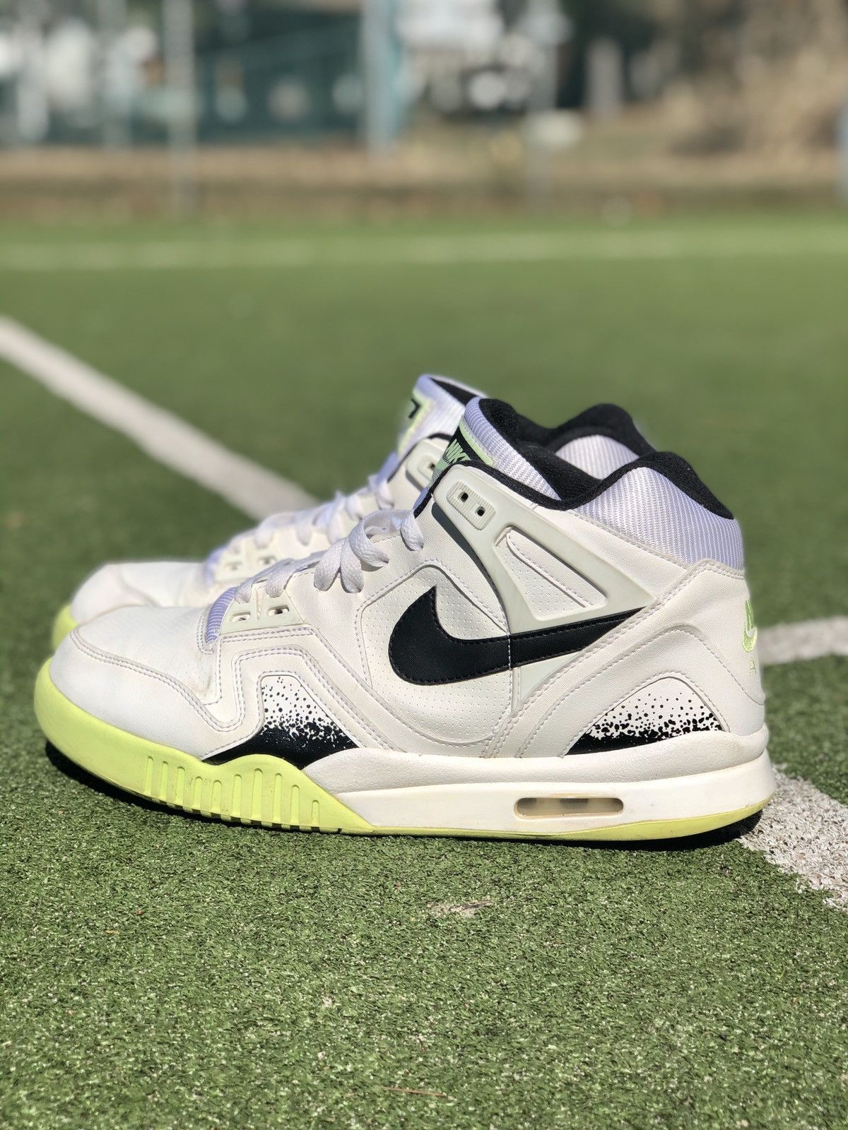 Nike Nike Air Tech Challenge II Liquid Lime Sneakers Andre Agassi | Grailed