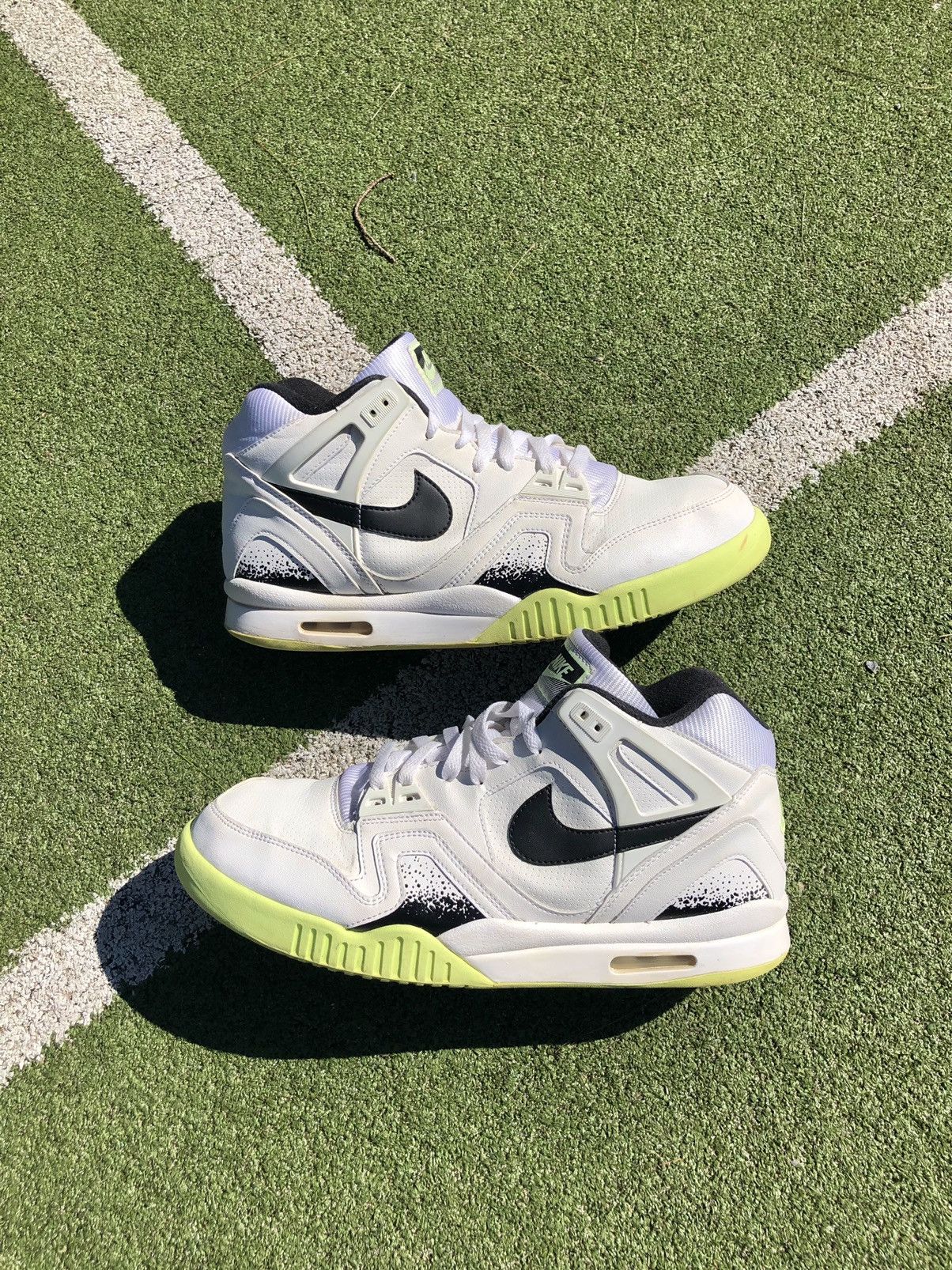 Nike Nike Air Tech Challenge II Liquid Lime Sneakers Andre Agassi | Grailed