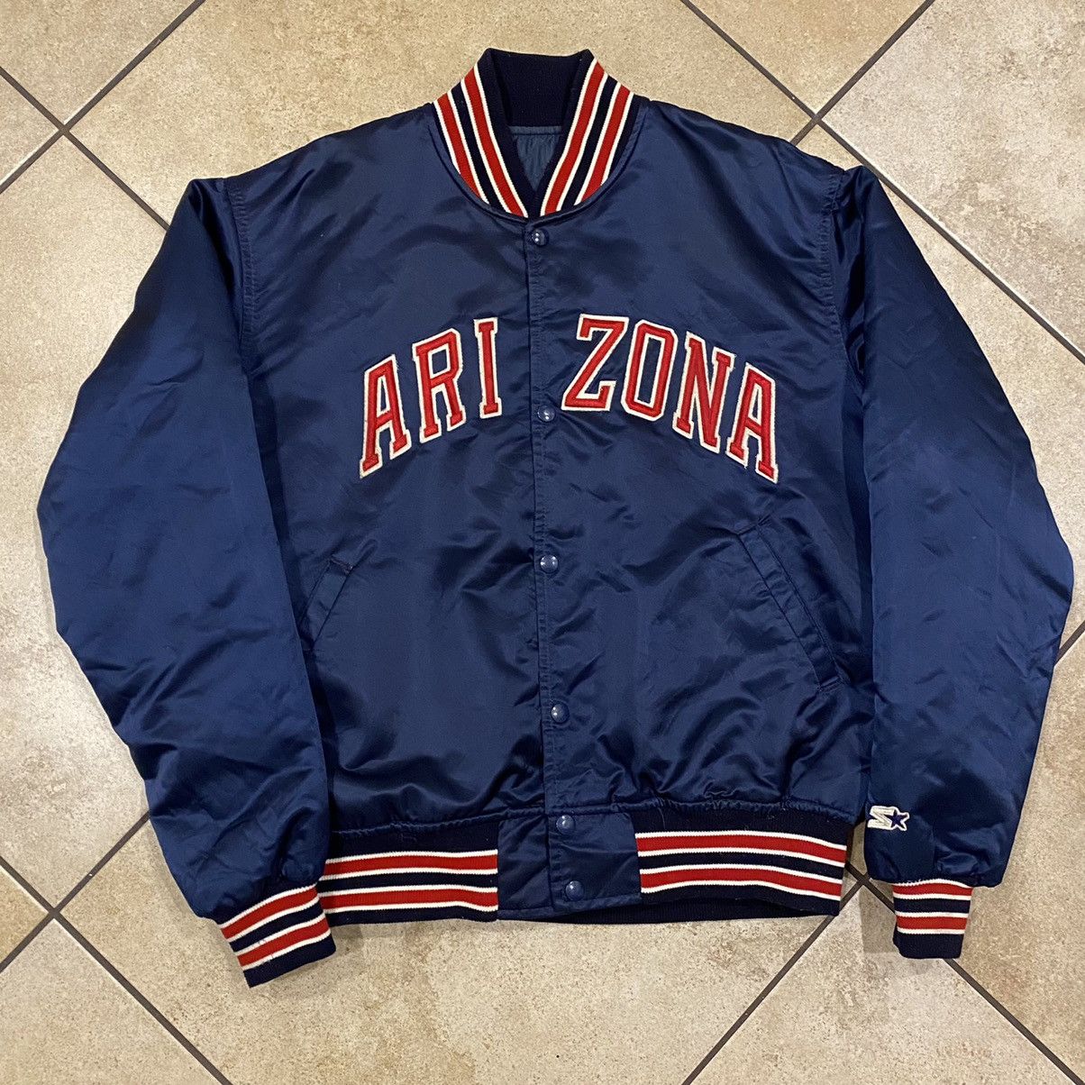 Vintage Vintage Starter University Of Arizona Wildcats Satin Jacket ...