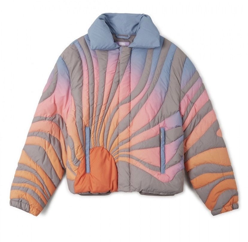 ERL ERL Sun Bomber Jacket (Orange) S 2021 | Grailed