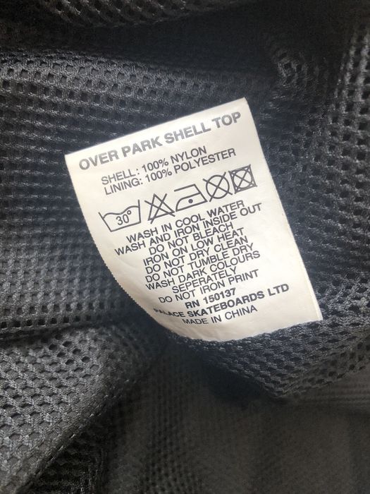 Palace Palace over park shell top nylon anorak jacket | Grailed