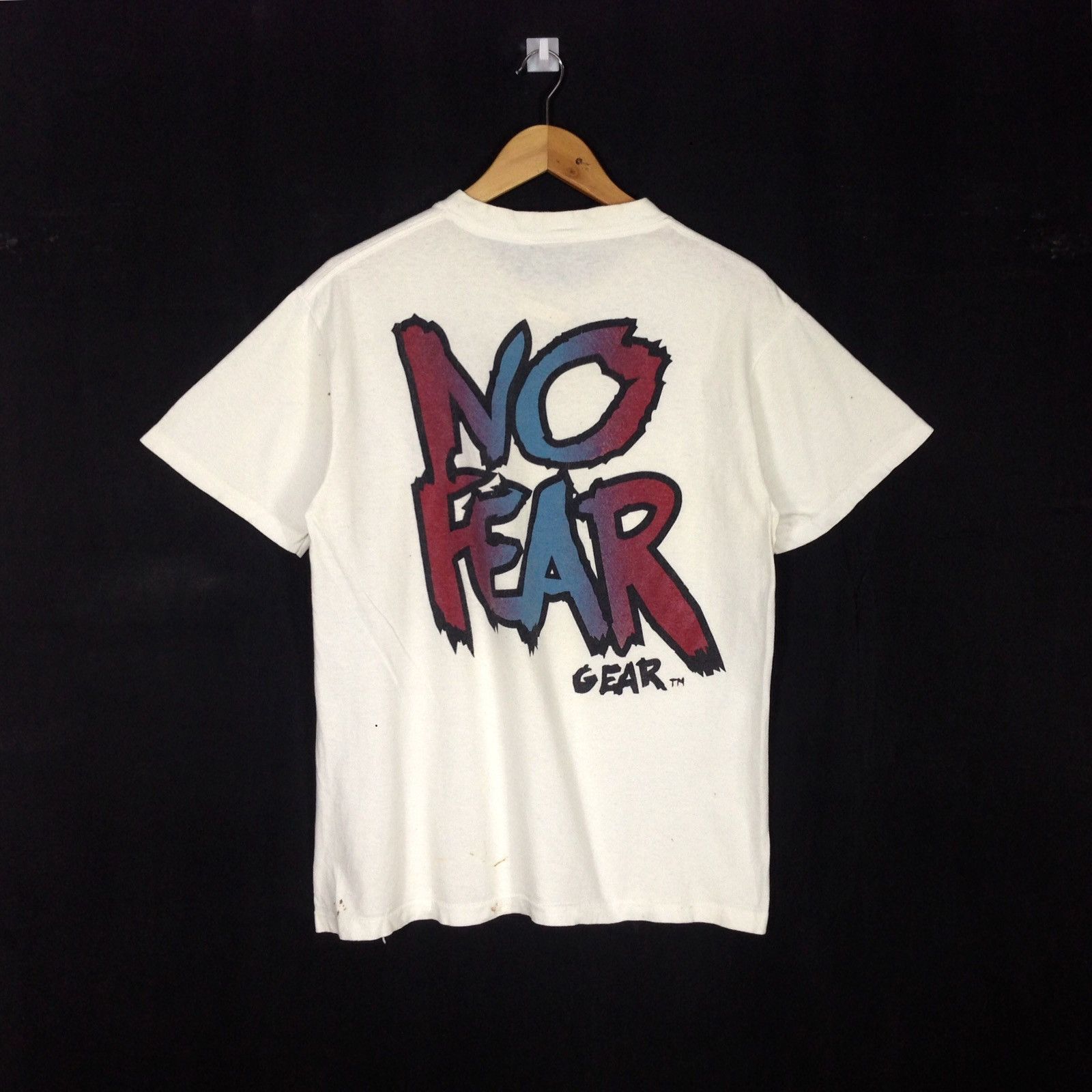 Vintage Vintage No Fear Gear Streetwear Style T-shirt | Grailed