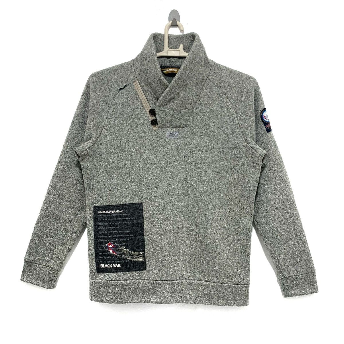 Black Yak Himalayan Button up Sweater | Grailed