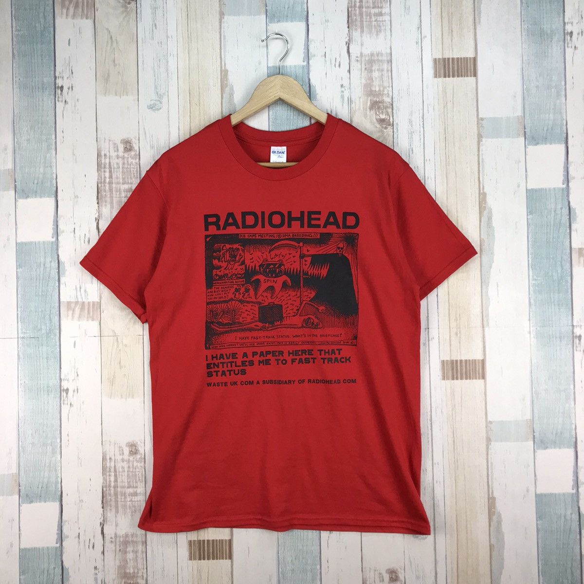 Band Tees × Vintage 💥RADIOHEAD BAND MERCH BOOTLEGS TSHIRT | Grailed