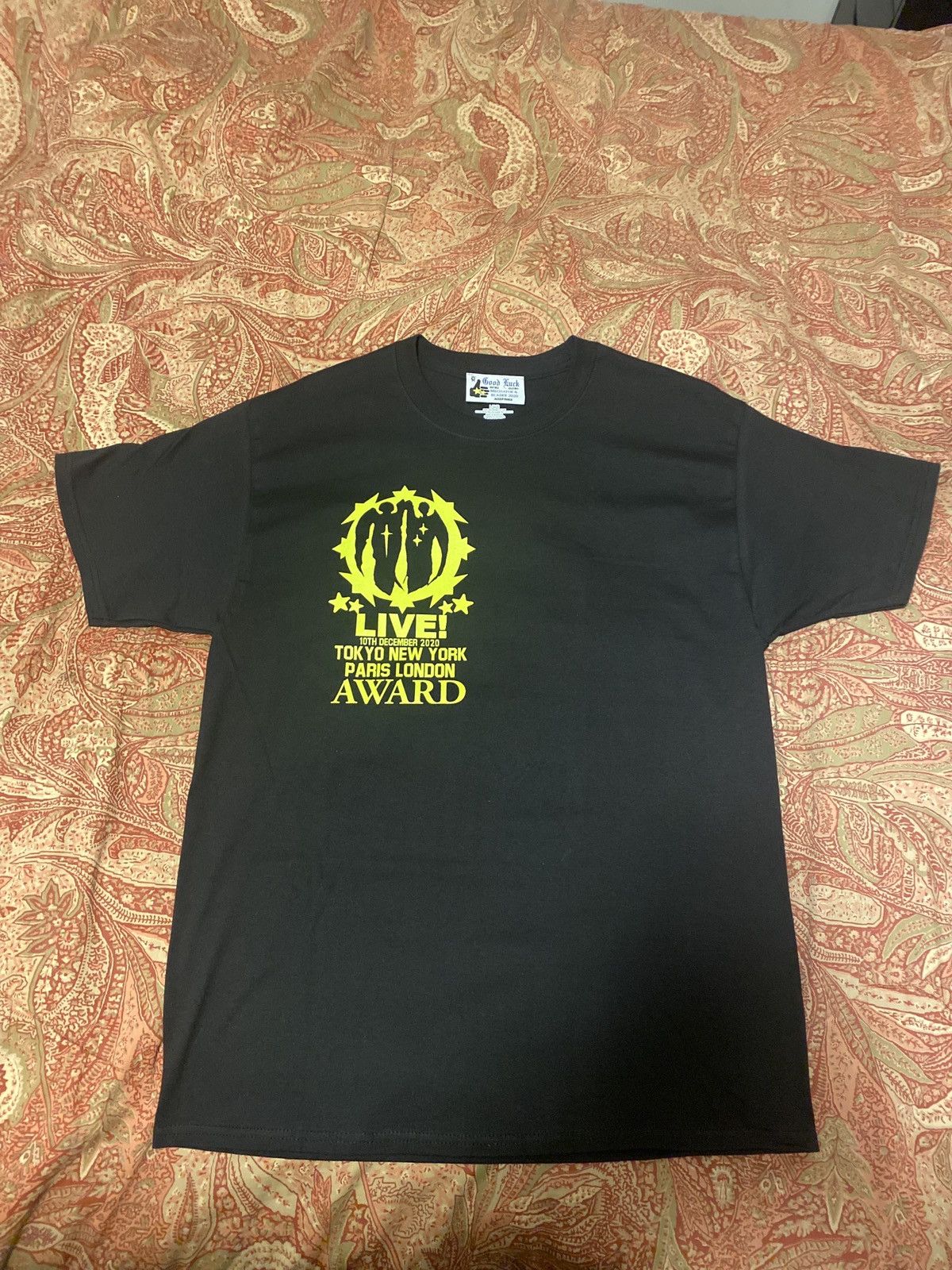 Drain Gang × Ecco Bladee x Mechatok GOOD LUCK Award T-shirt NEW 2020 ...
