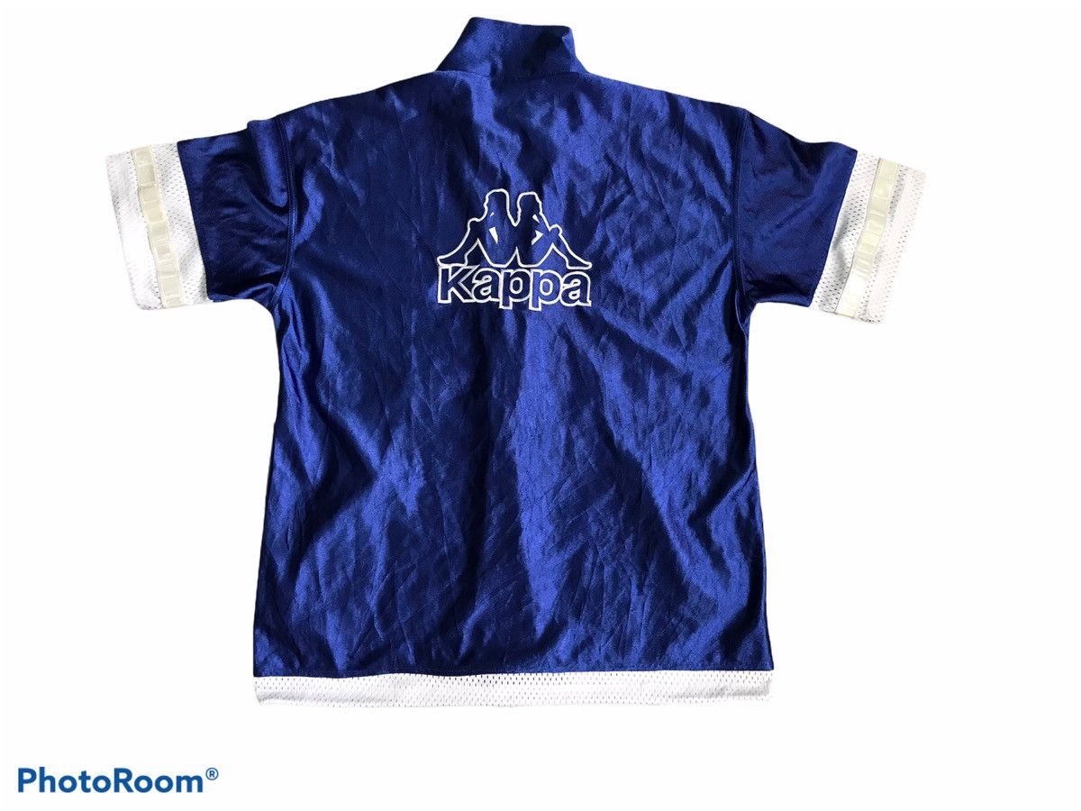 Kappa Rare Kappa Blue Reflective Big Logo Jersy | Grailed