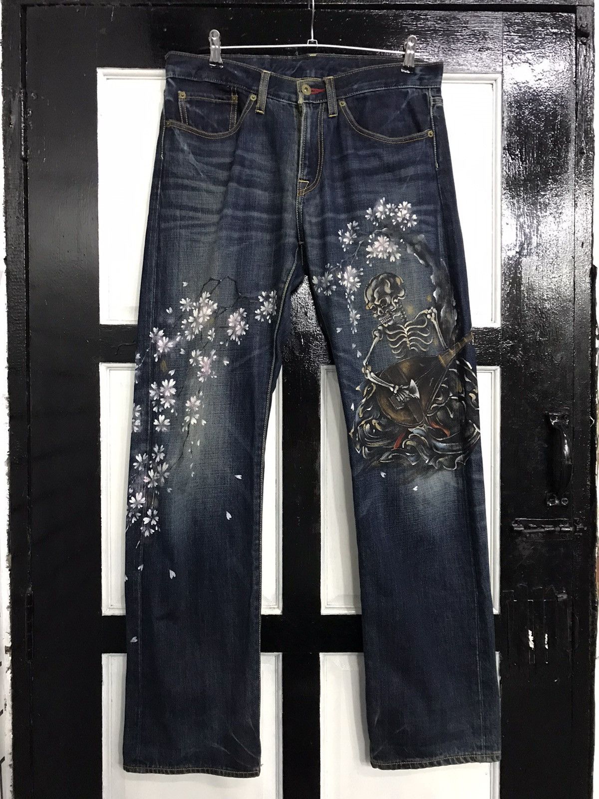 Eternal Eternal Japan Skeleton Japan Motif Original Design Denim | Grailed