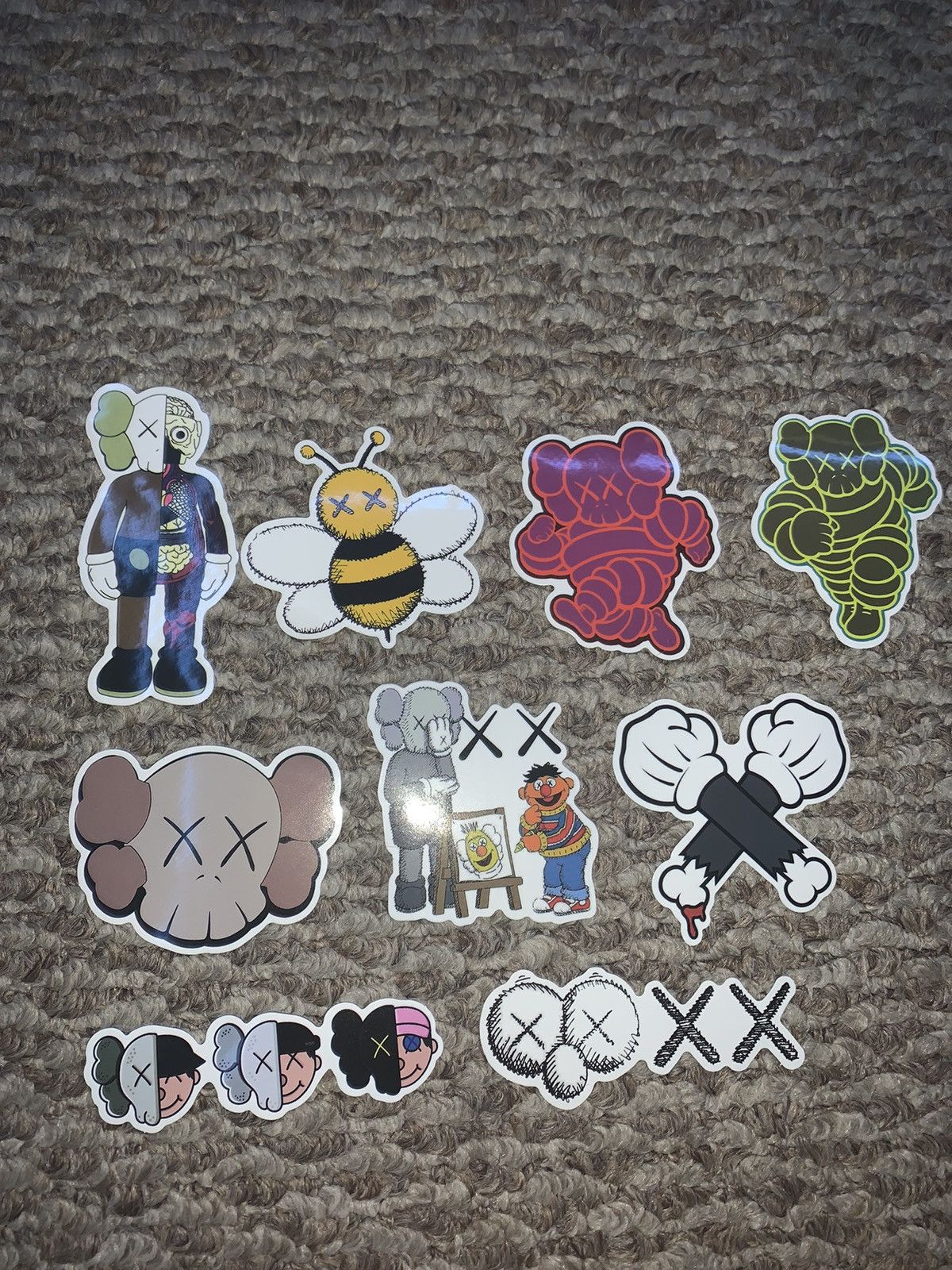 Kaws Kaws Stickers | Grailed