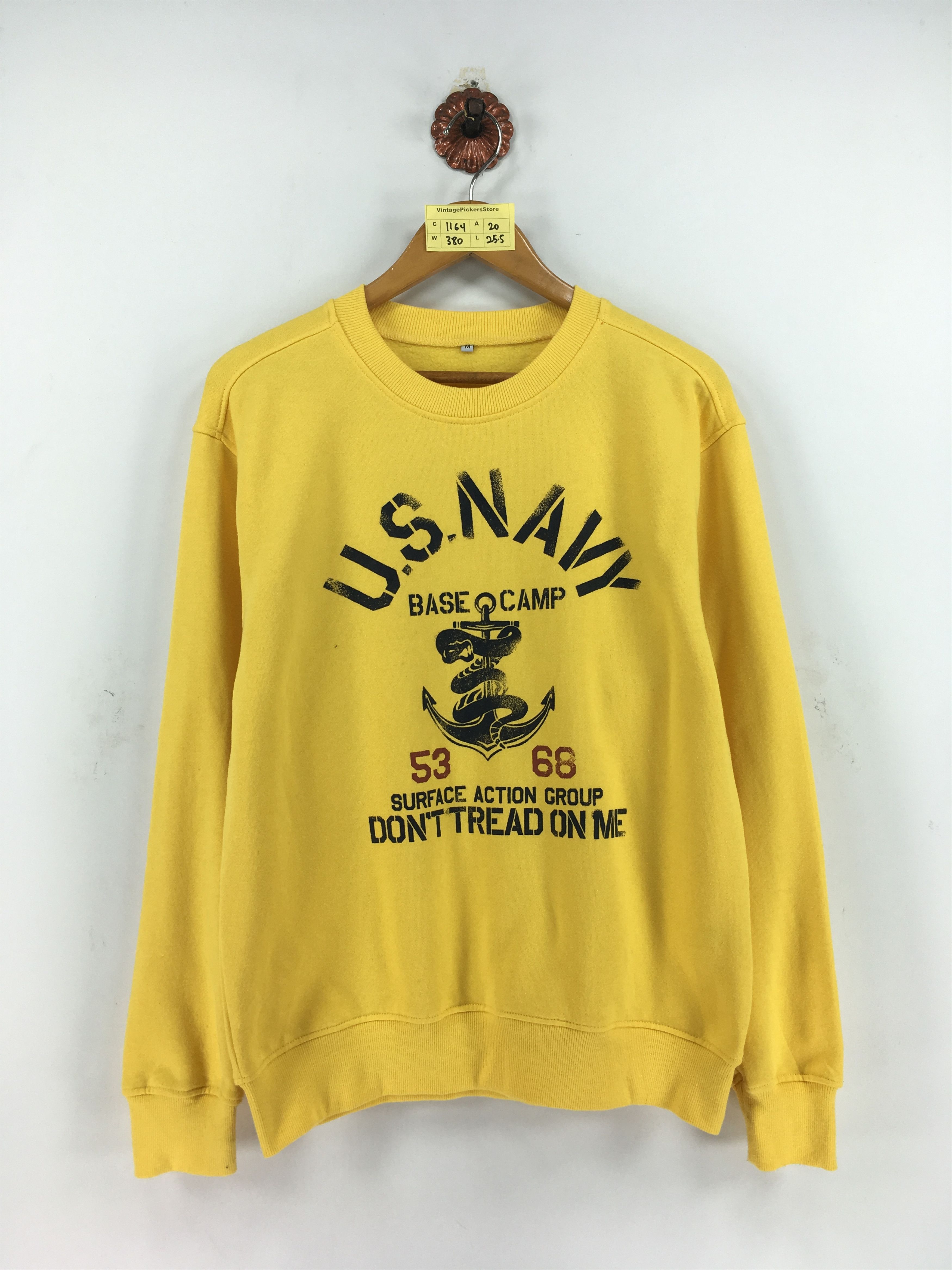 Vintage United States NAVY Pullover Sweatshirt Vintage Size M | Grailed