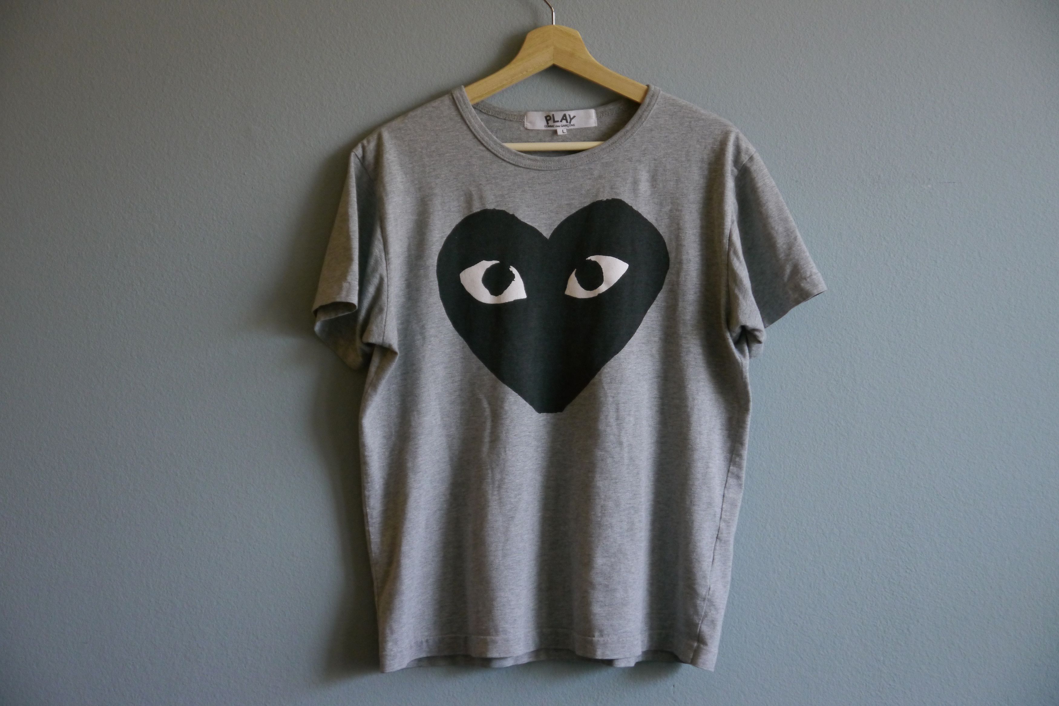 Comme Des Garcons Play CDG Play Logo Tee | Grailed