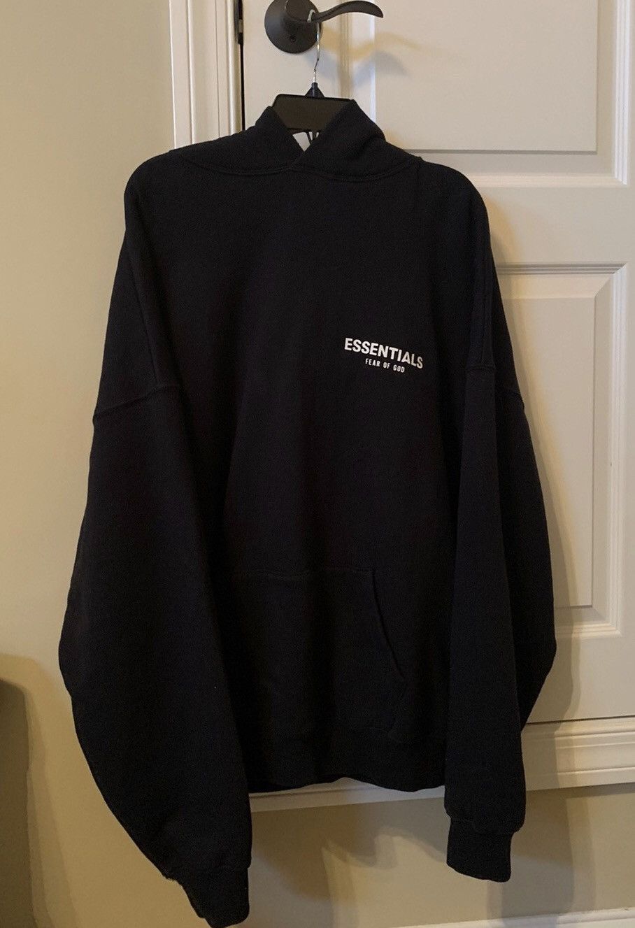Fear of God Fear of God Essentials front logo hoodie | Grailed