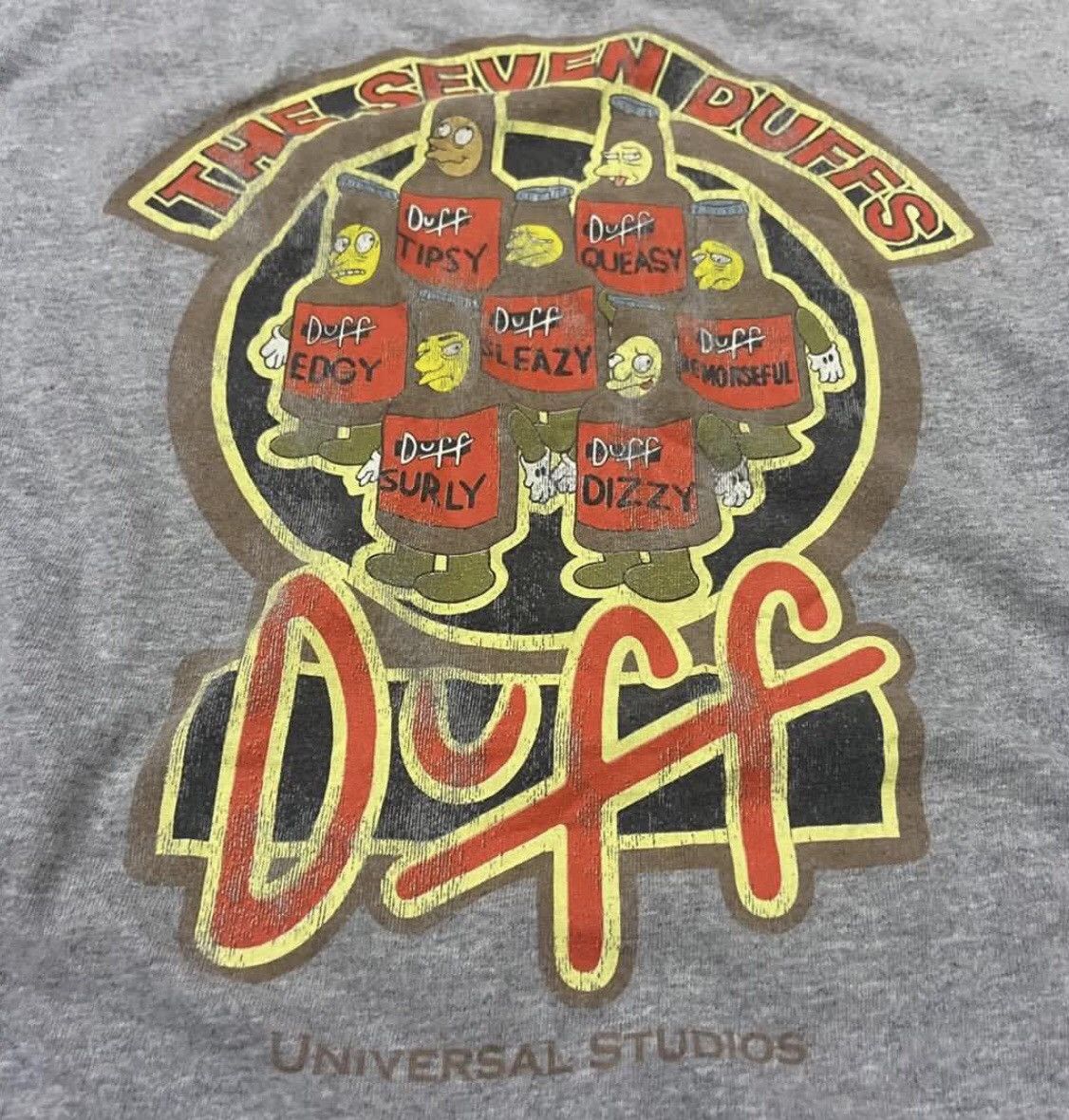 Disney × Universal Studios × Vintage Rare vintage THE SIMPSON THE SEVEN ...
