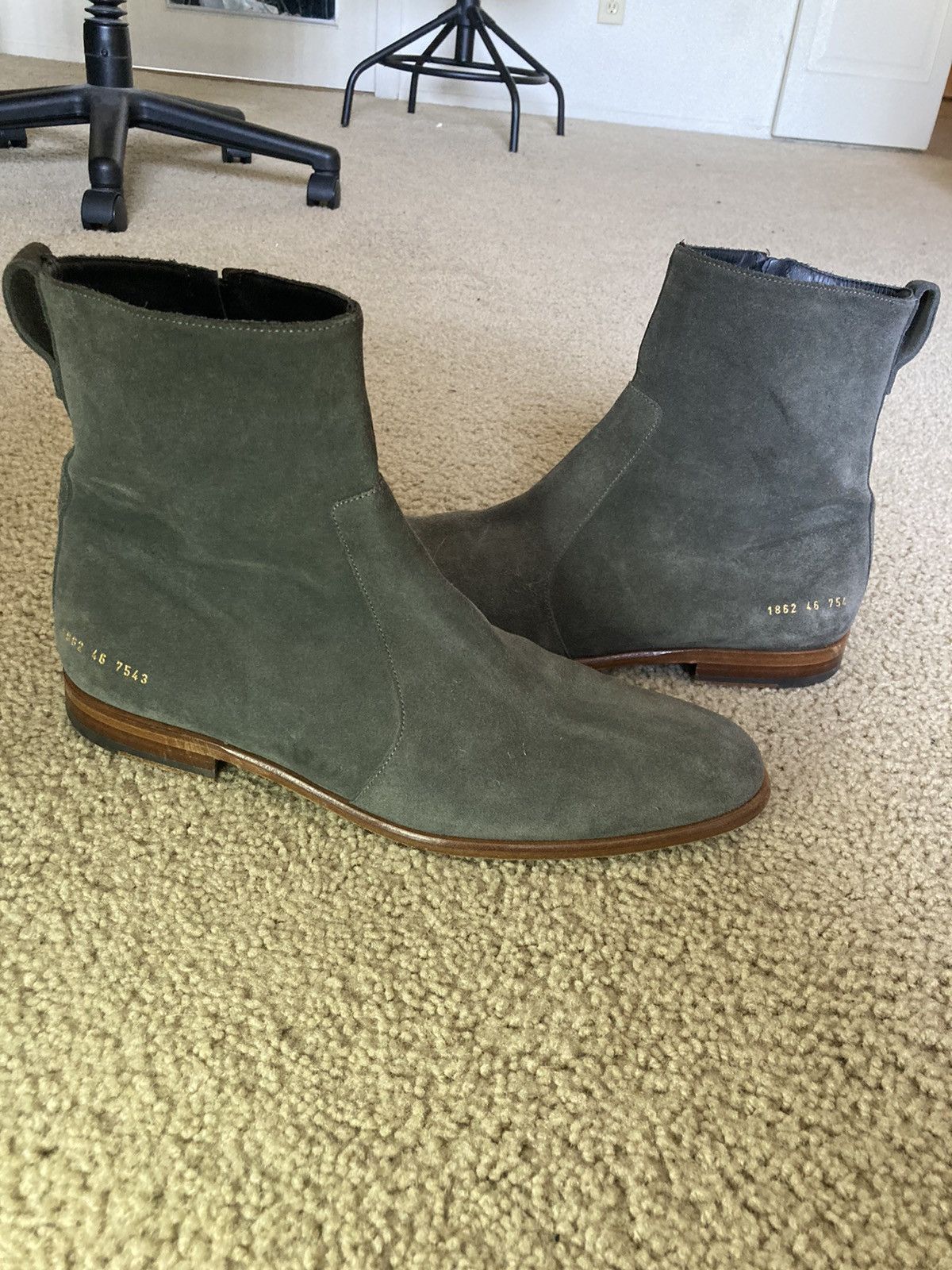 Common Projects Common Projects Suede Boots | Grailed