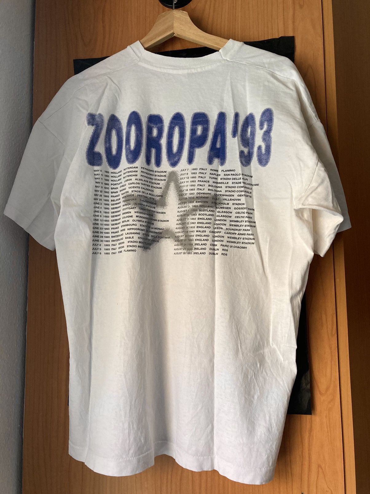 Vintage vintage 1993 u2 zooropa t shirt | Grailed