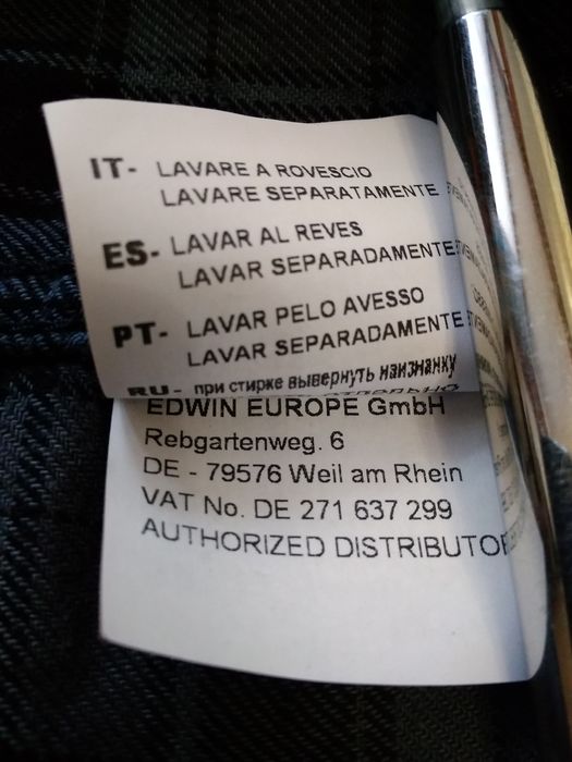 Edwin Edwin Blitz Menphis Long Sleeve Flannel Shirt | Grailed