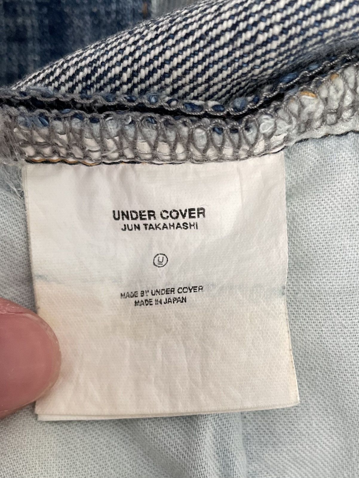 Undercover Undercover SS03 “Scab” Giz Denim Jeans | Grailed
