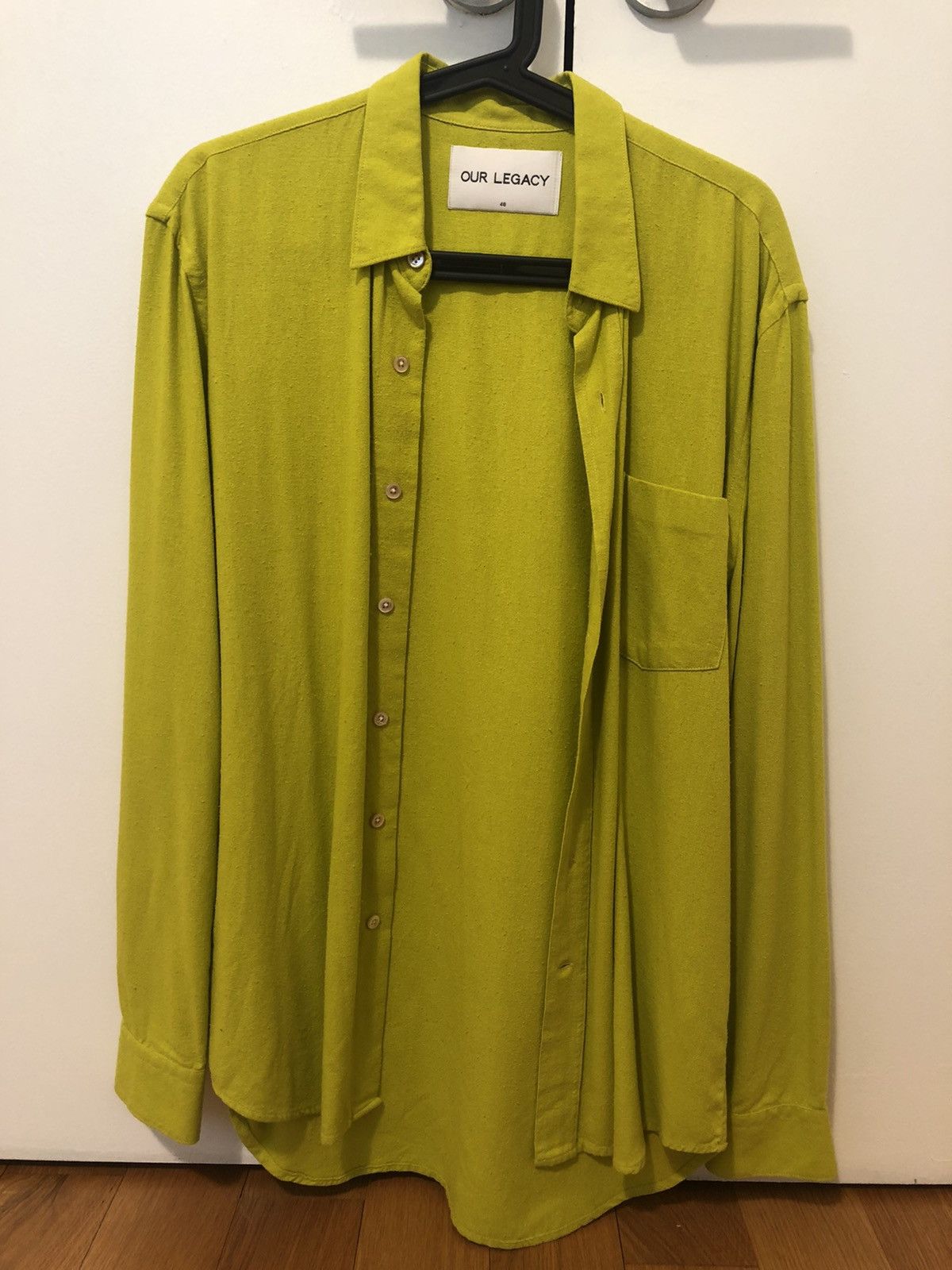 Our Legacy Our Legacy Classic Shirt Silk Citron Grailed